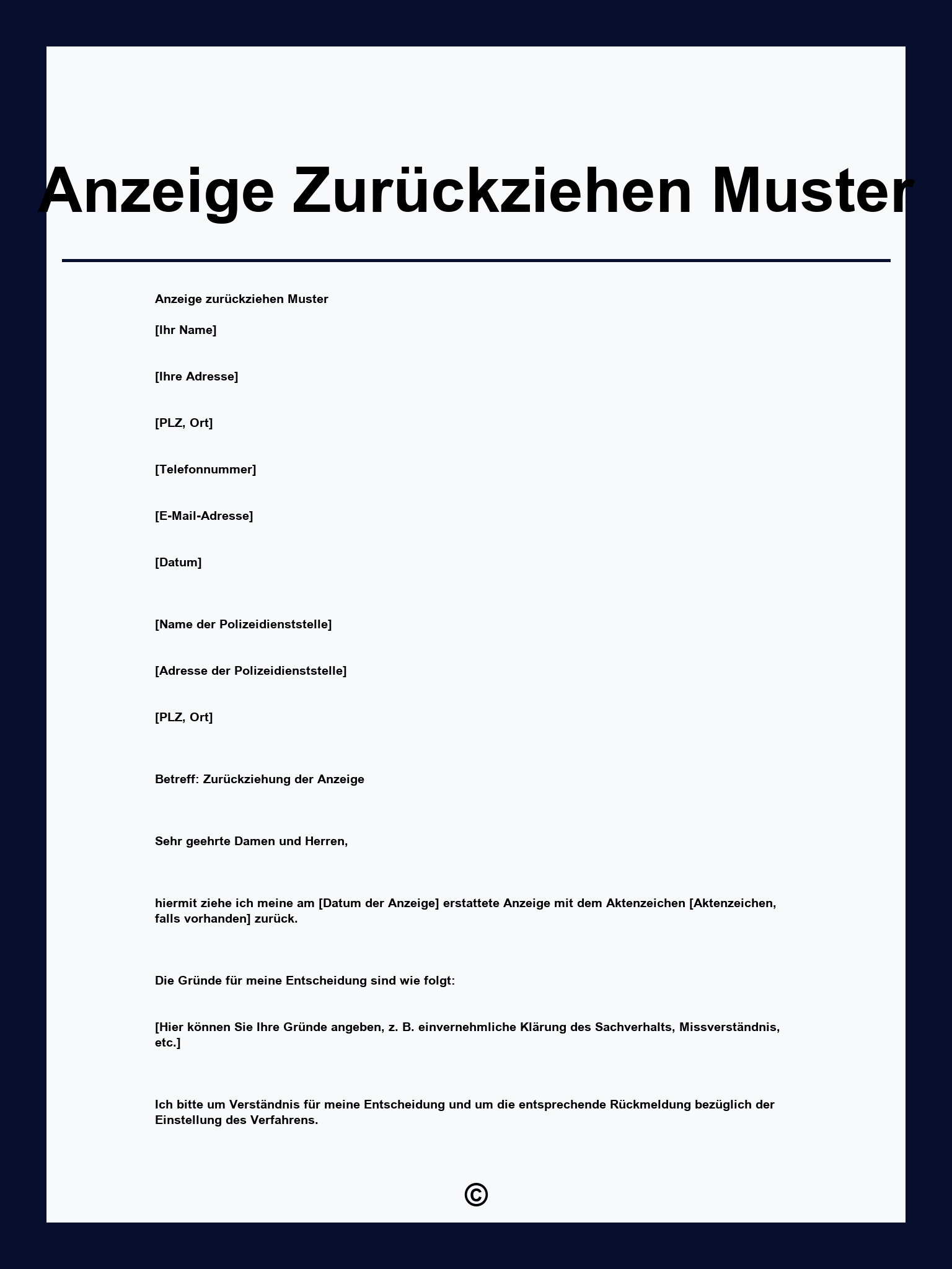 Anzeige Zurückziehen Muster